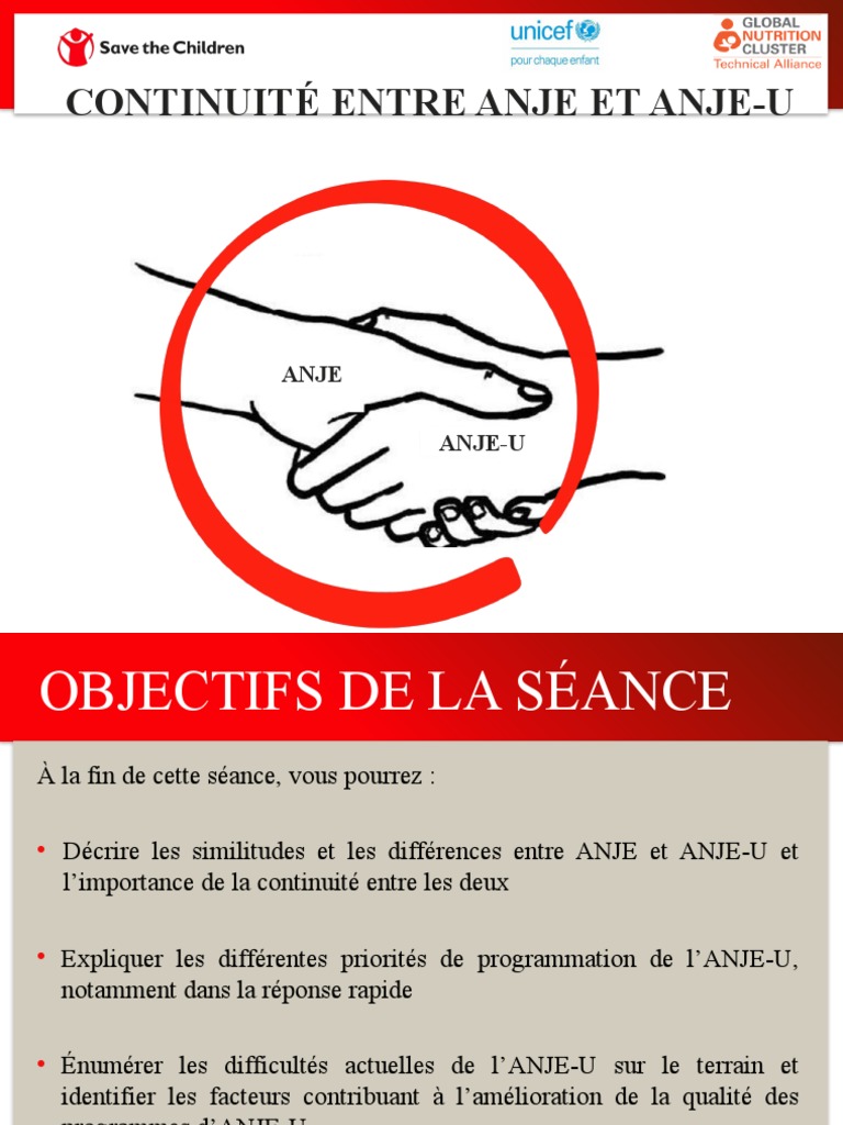 Continuité ANJE et ANJE-U en urgence | PDF | Bien-être
