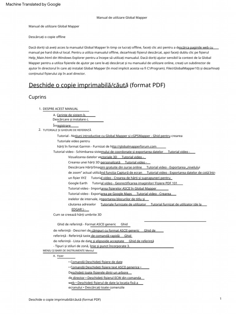 Global Mapper Help Pdf 