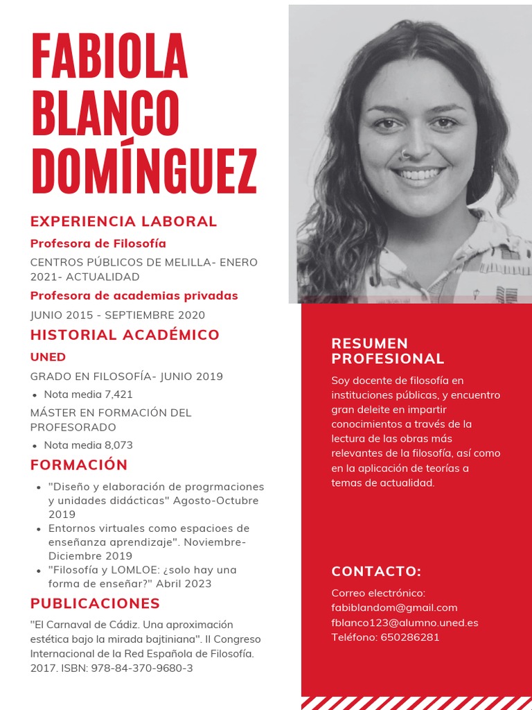 Blanco Dominguez Fabiola CV | PDF