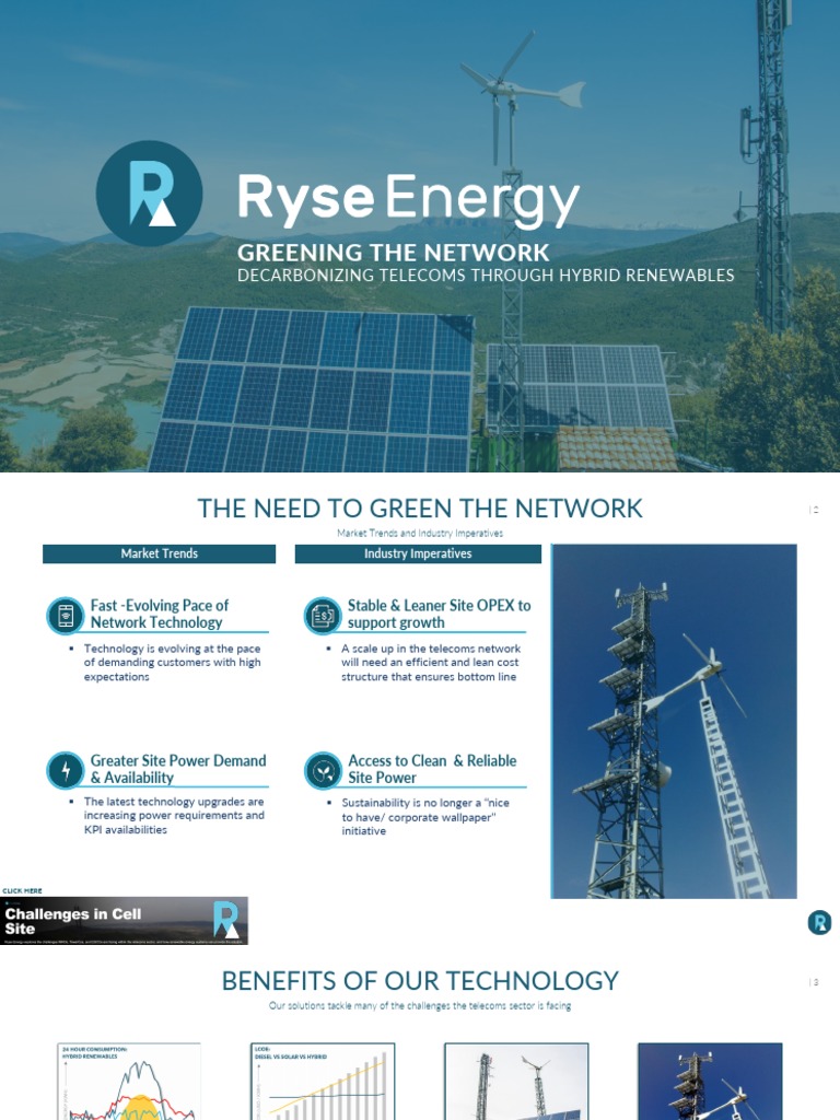 Ryse Energy - Greening The Network | PDF