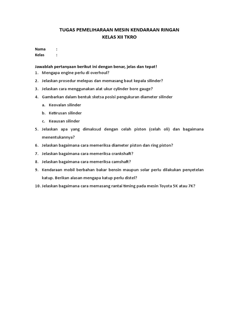 Tugas PMKR Kelas Xii Tkro 2 | PDF