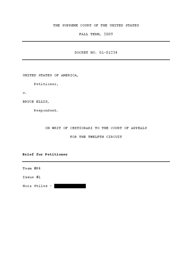 Sample Brief 5 | PDF