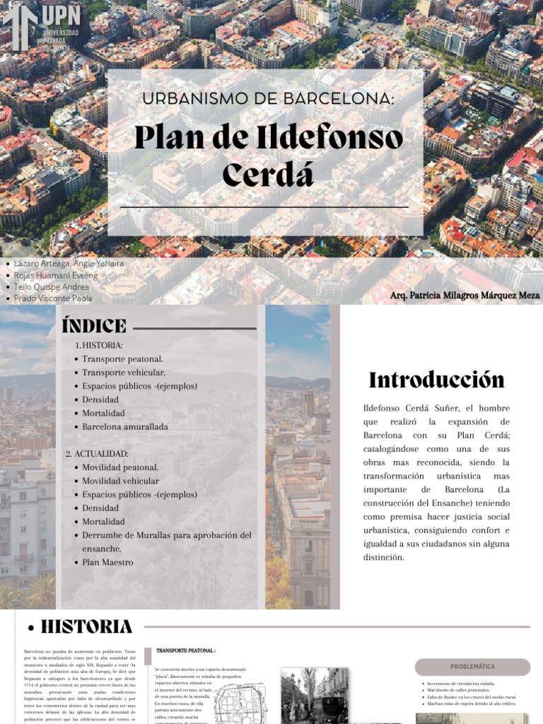 Plan de Ildefonso Cerdá - Ep - G4 | PDF