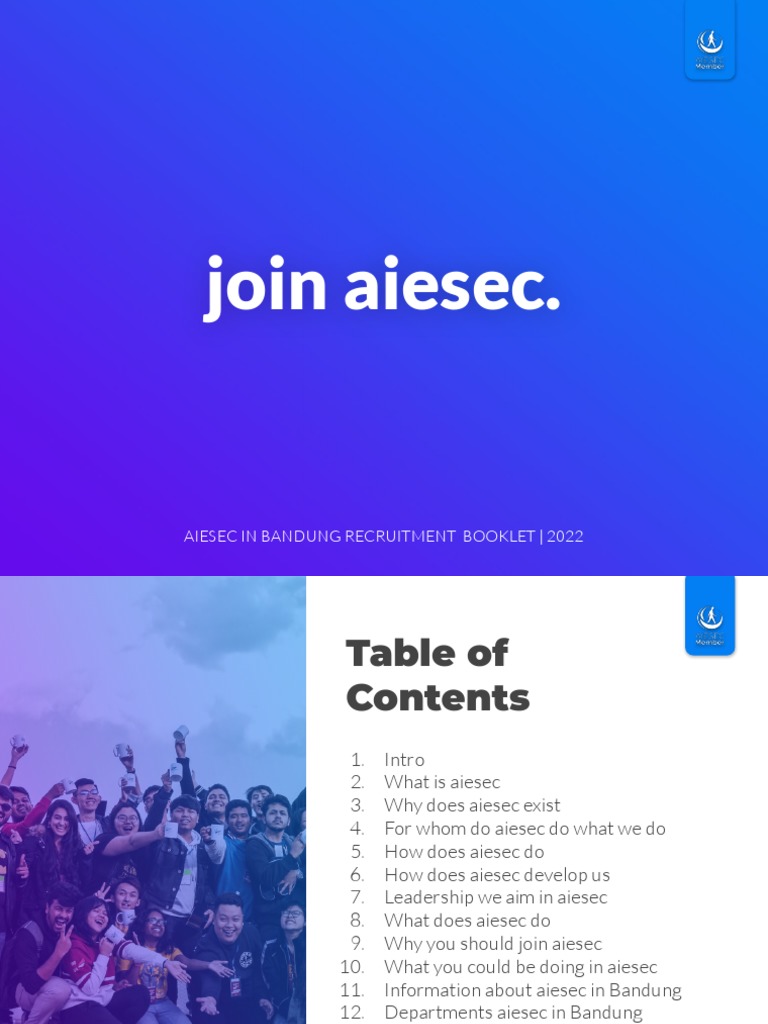 JoinAIESEC Bandung Booklet 2022 | PDF