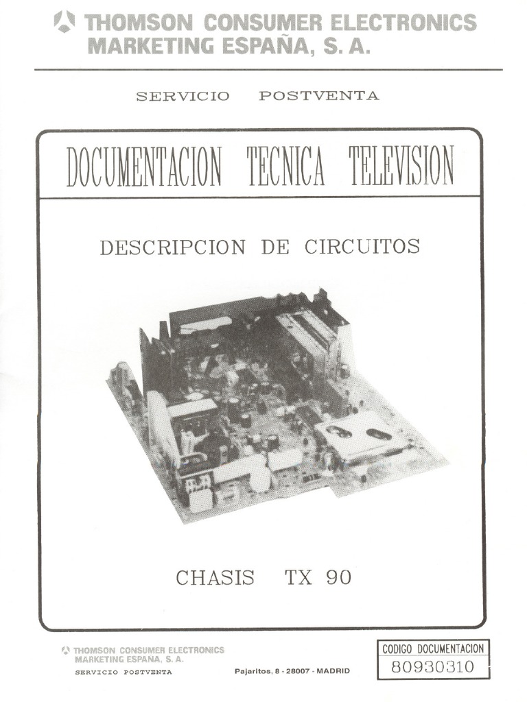 THOMSON TX90 Service Manual | PDF