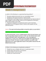 Artificial Intelligence NPTEL Assignment Week-1 Assignment | PDF