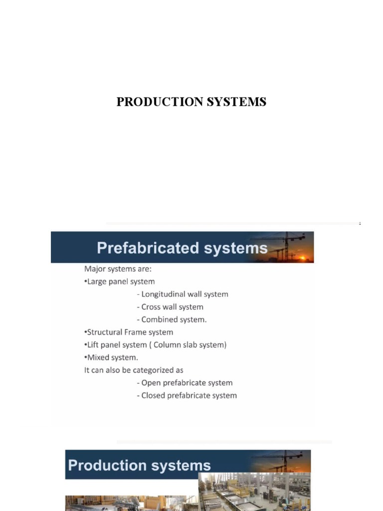 Production Systems | PDF