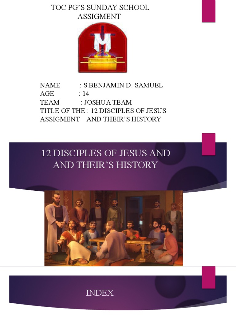 12 Disciples of Jesus | PDF