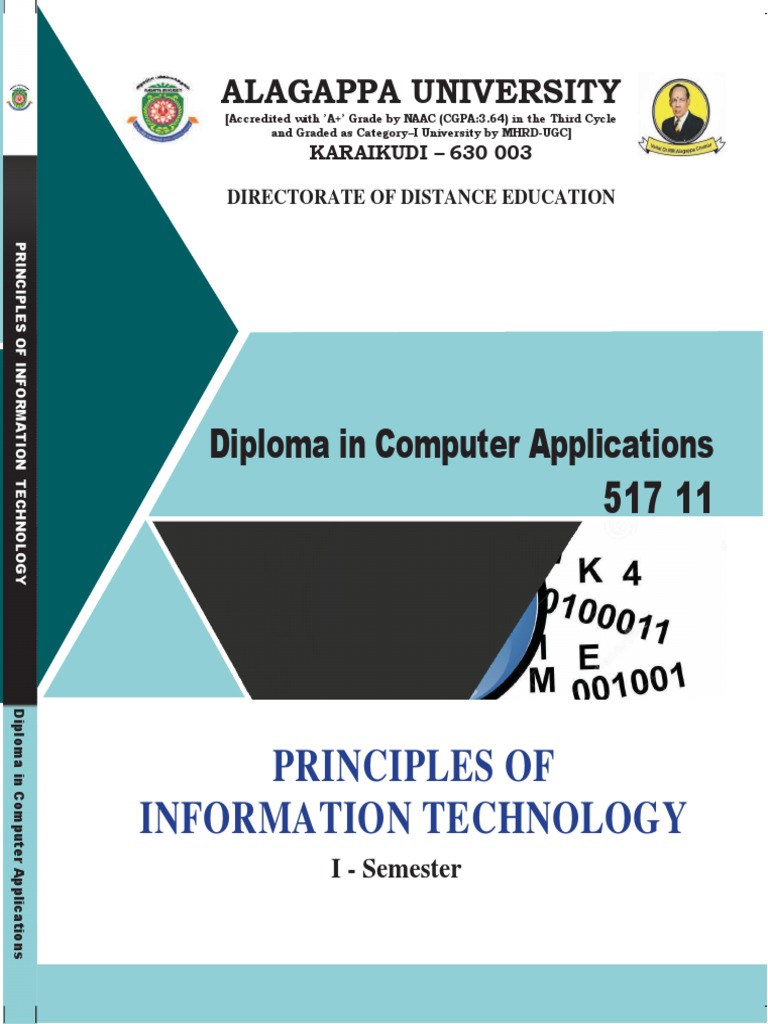 Diploma Diploma Computer Applications 51711 Dca Principles of ...