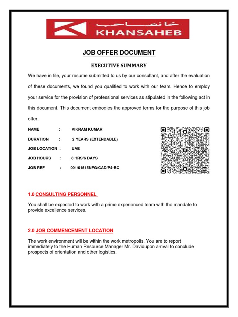 Dubai Letter Vikram | PDF