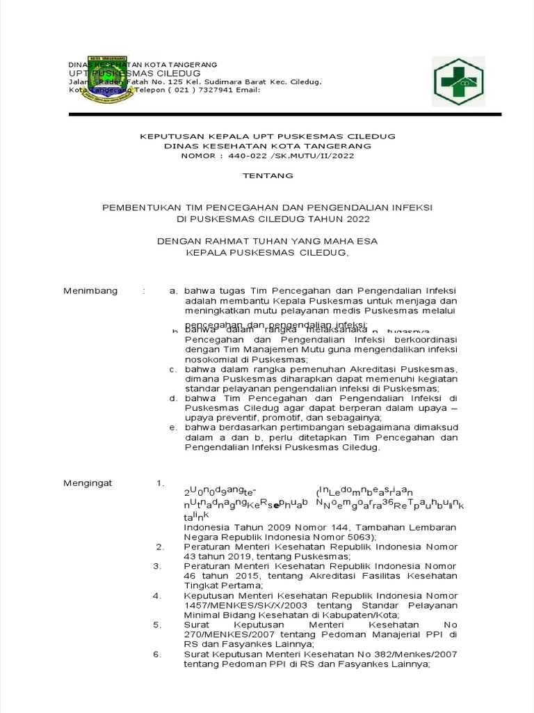 PDF SK Tim Ppi 2022 | PDF