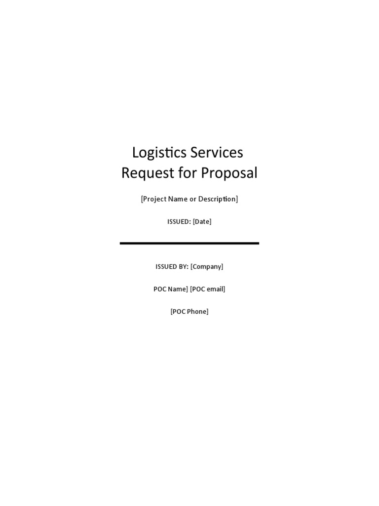 Legacy RFP Template | PDF | Business