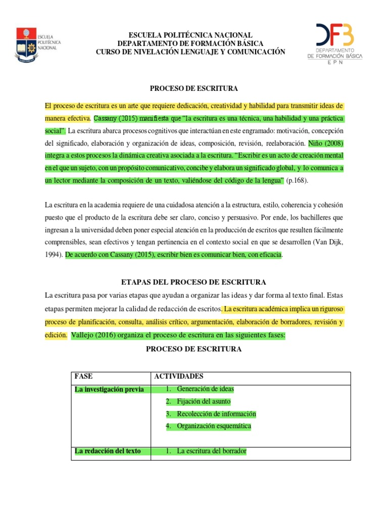 Guía de Escritura Académica | PDF | Comunicación | Escritura