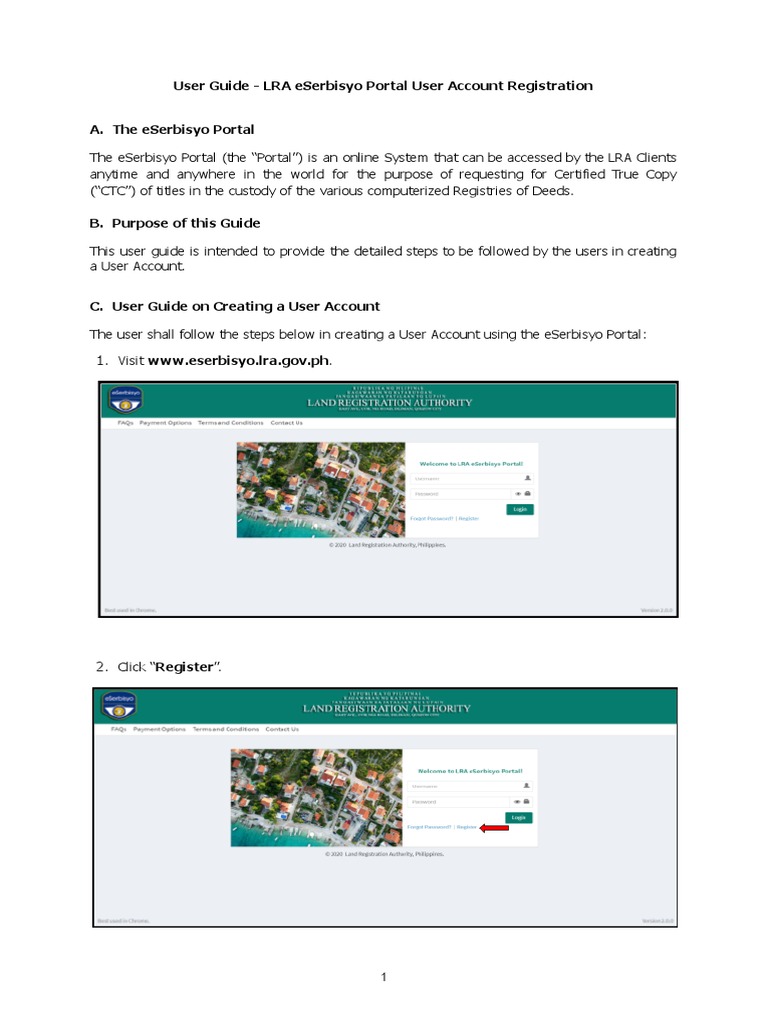 Account Registration | PDF | Password | User (Computing)