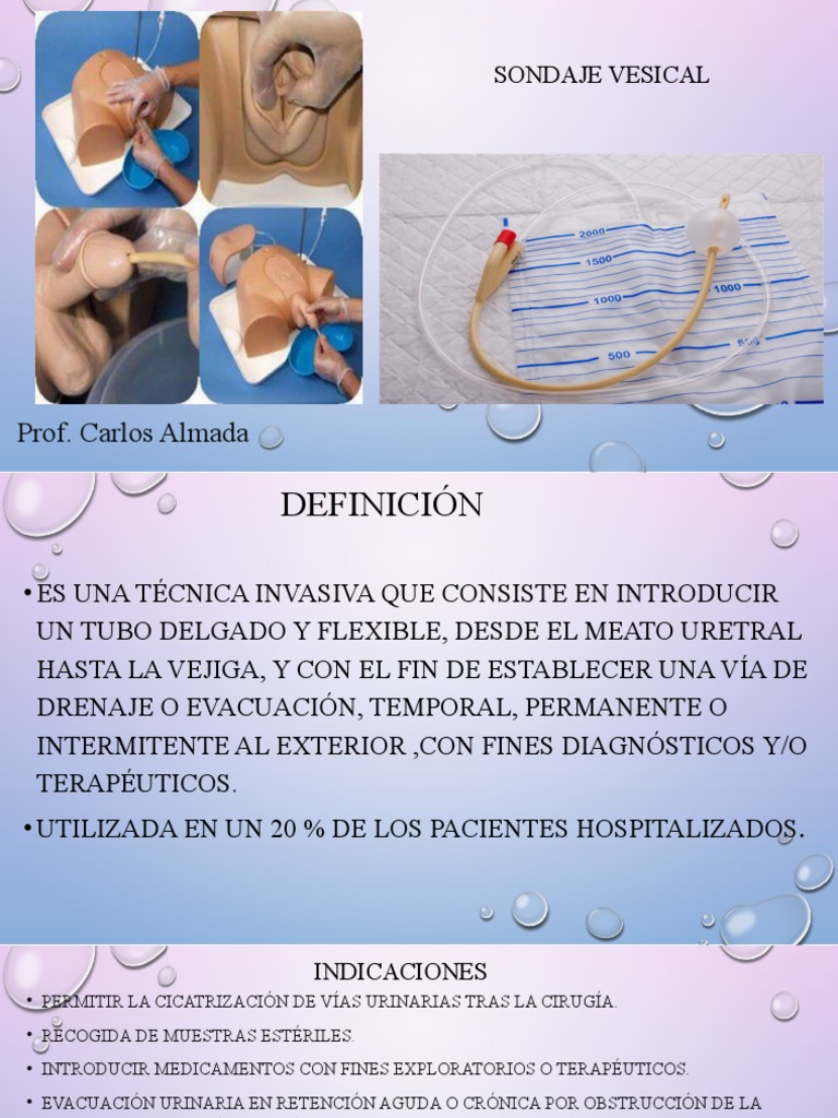 Sondaje Vesical Completo | PDF | Ciencia y matemáticas