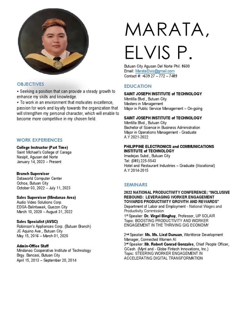 How To Write A Resume | PDF