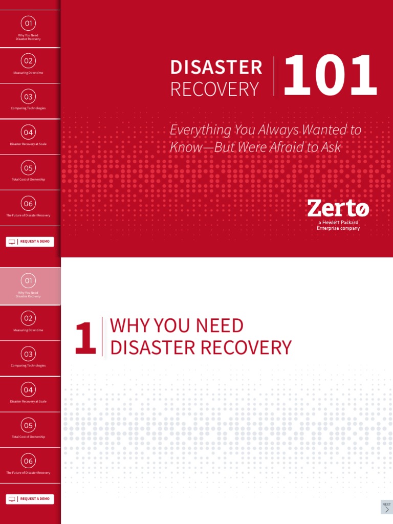 Disaster Recovery 101 2020 Ebook | PDF | Disaster Recovery | Cloud ...