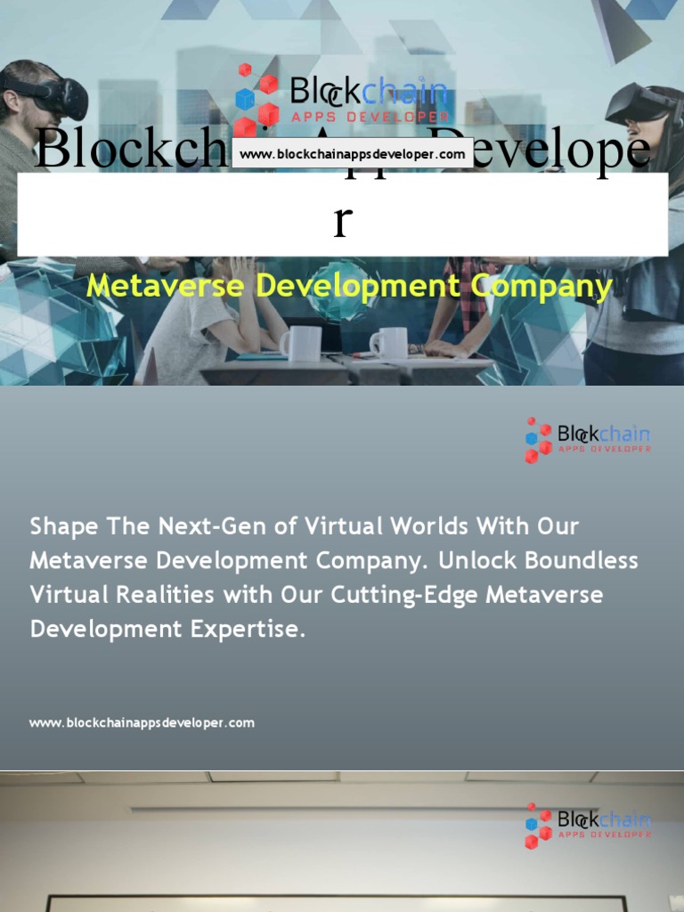 Metaverse Development Company | PDF | Virtual Reality | Virtual World