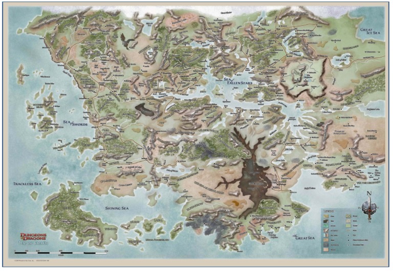 Map of Faerun | PDF