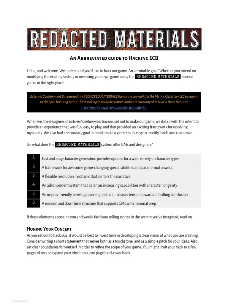 ECB Hacking Guide | PDF