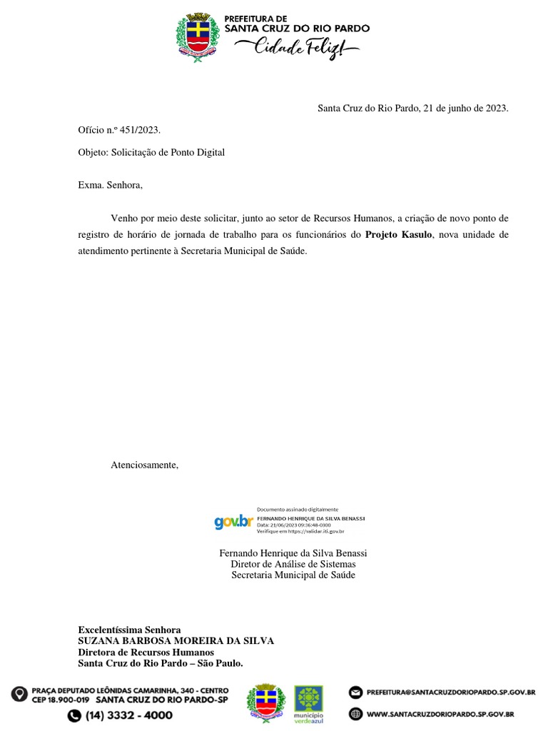 MODELO_OFICIO_TIMBRE_NOVO_assinado | PDF