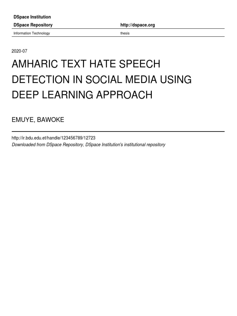 Emuye Bawoke Final Thesis 2020 G.C-1 | PDF