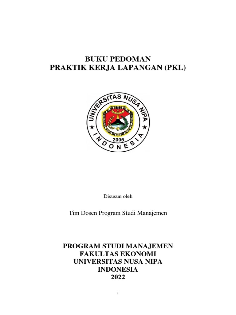 Buku Pedoman PKL - 2022 | PDF
