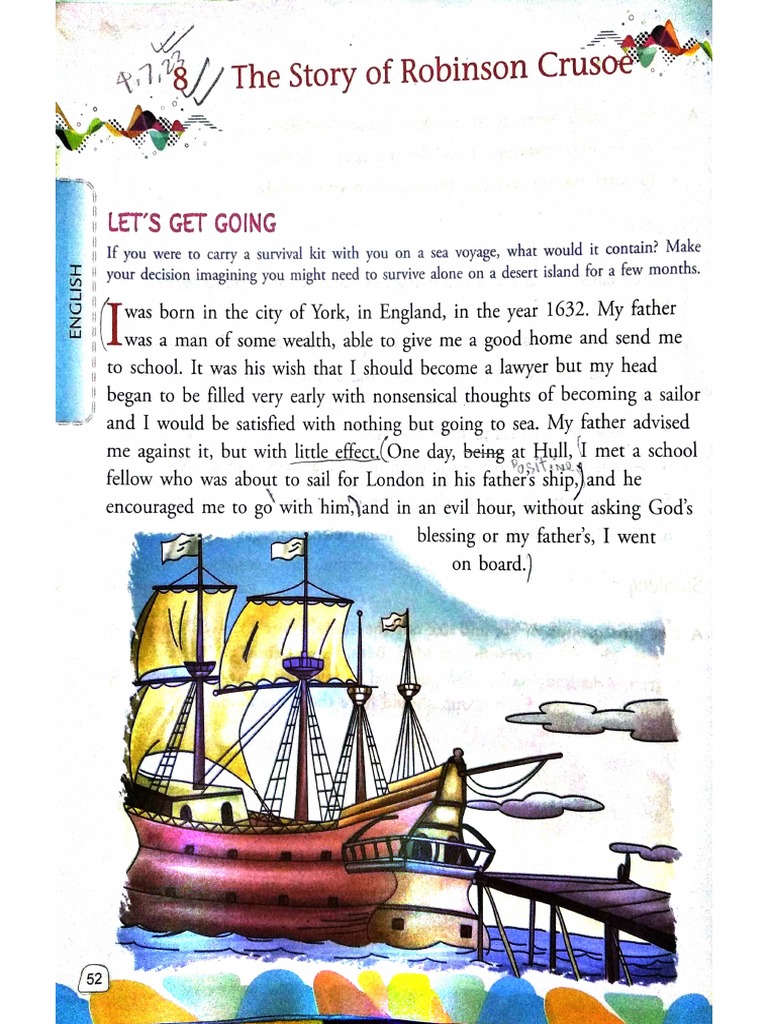 The Story of Robinson Crusoe | PDF