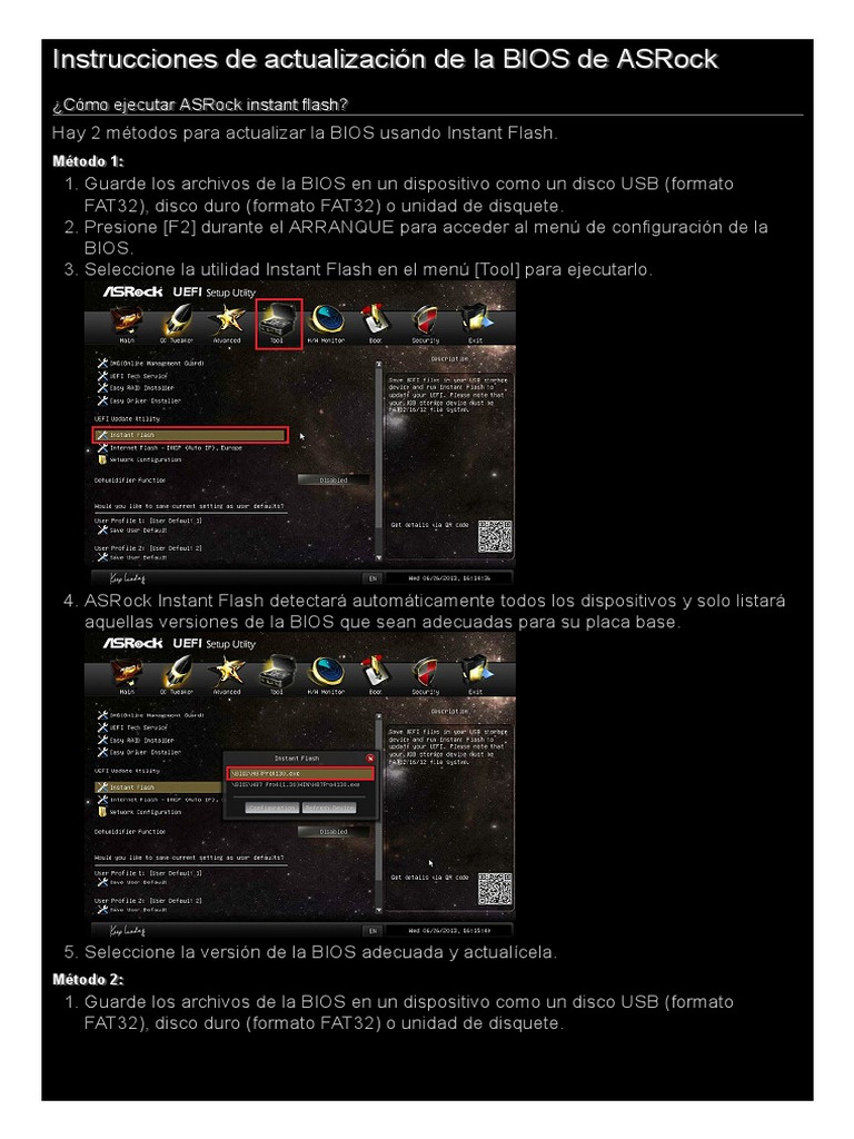 ASRock - BIOS Upgrade Instruction Guide | PDF