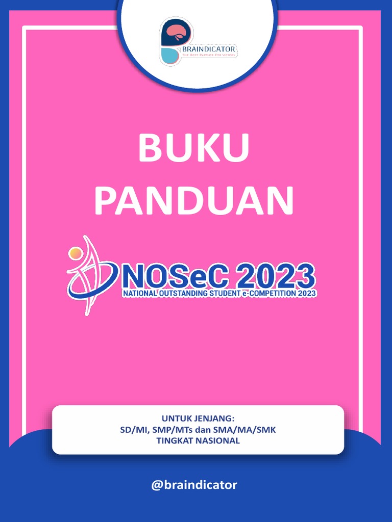 BUKU PANDUAN NOSeC 2023 | PDF