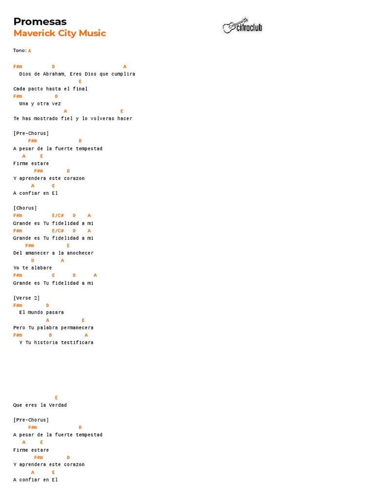Maverick City Music - Promesas A | PDF