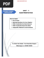 Namma Kalvi 12th Physics Book Back One Mark Questions EM 221385 | PDF | Electrostatics ...