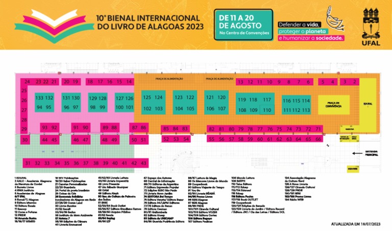 Mapa de Stands Da Bienal 2023 (1) | PDF