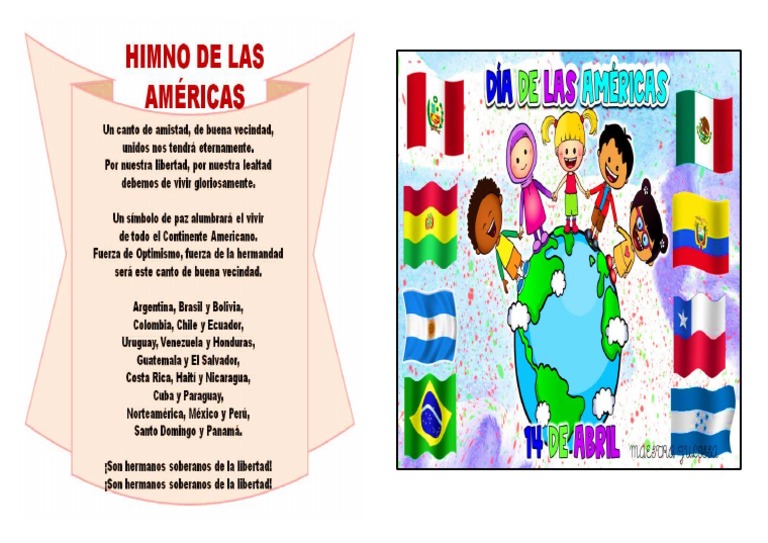 Himno de Las Americas | PDF