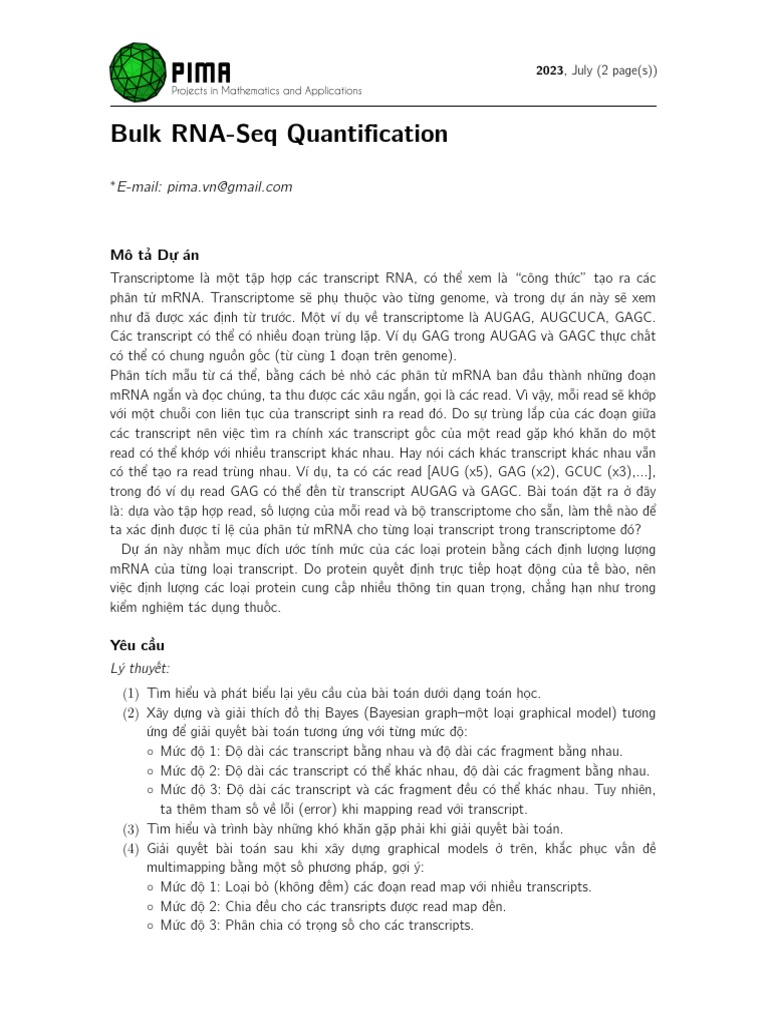 Bulk Rna Seq Quantification Pdf