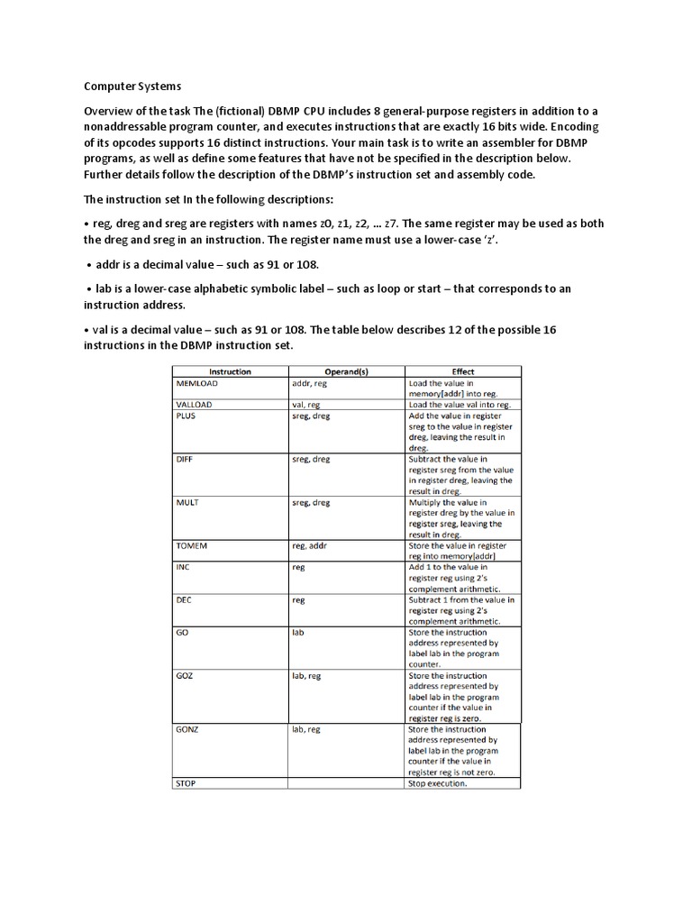 Computer Systems (1) | PDF