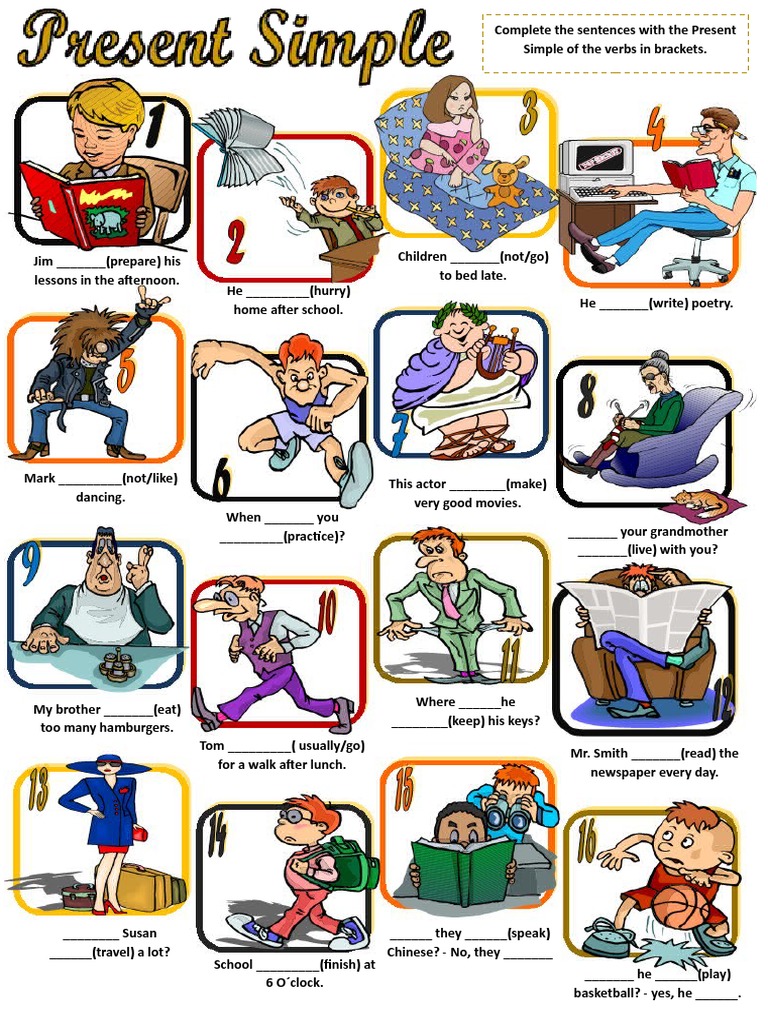 Present Simple 2011 | PDF