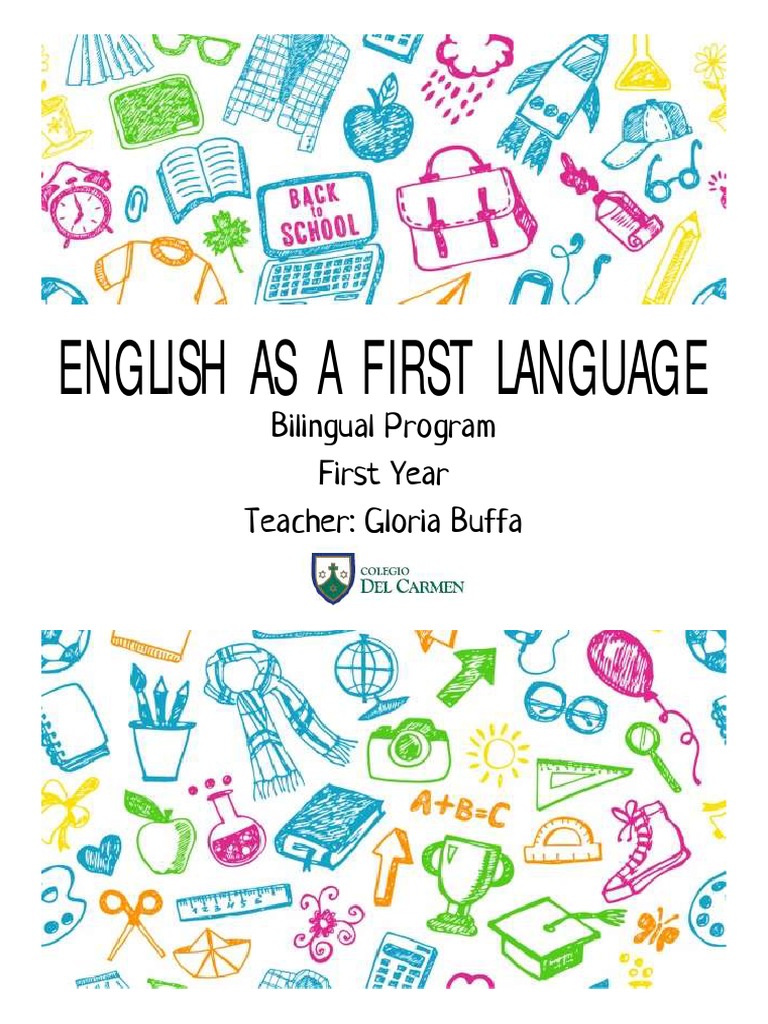 English As A First Language - Booklet 1st | PDF