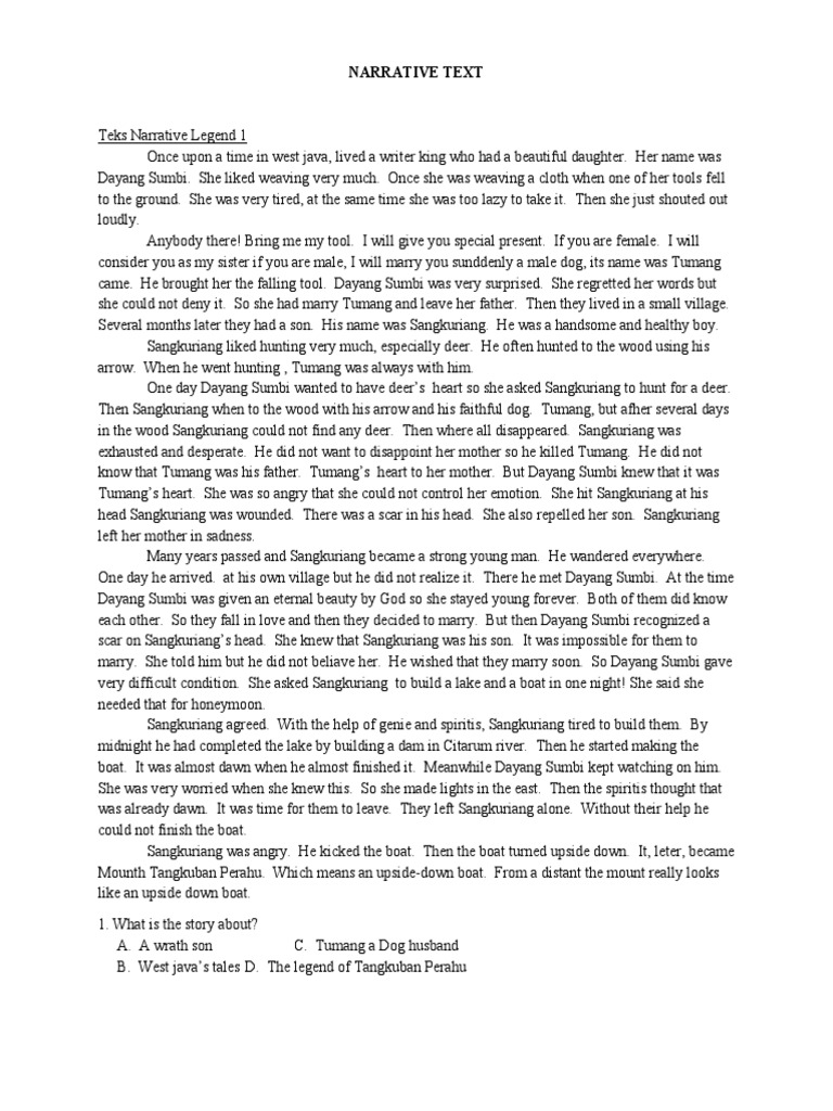 NARRATIVE Text | PDF