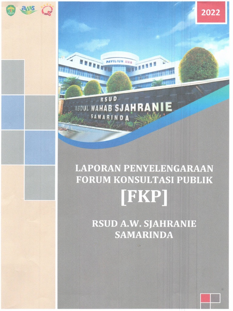 Contoh Laporan FKP RSUD AW Sjahranie Samarinda | PDF
