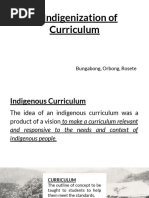 Indigenization and Contextualization of The Curriculum | PDF ...