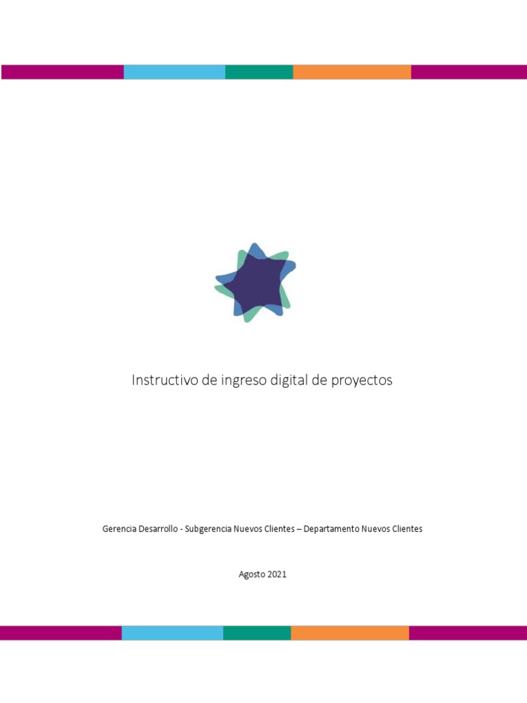 Instructivo Ingreso Digital de Proyectos - V4 | PDF