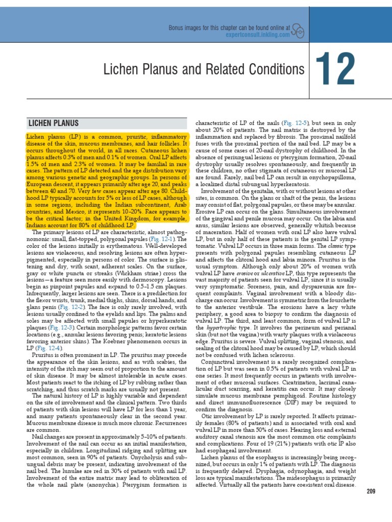 Andrews' Diseases of The Skin (2016) - Liken Planus 2 | PDF