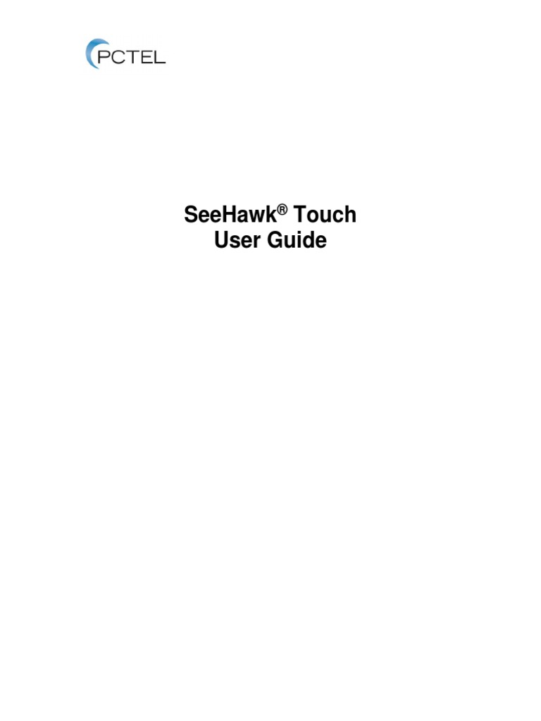 SeeHawk Touch 3.4 User Guide | PDF | Tablet Computer | Image Scanner