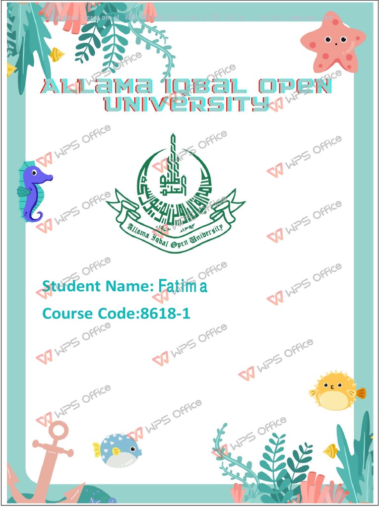 Assignment 8618 (2) - Insert Watermark | PDF