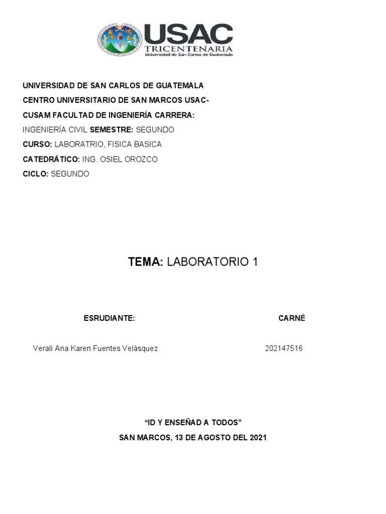 Practica 1 Labfisica Pdf