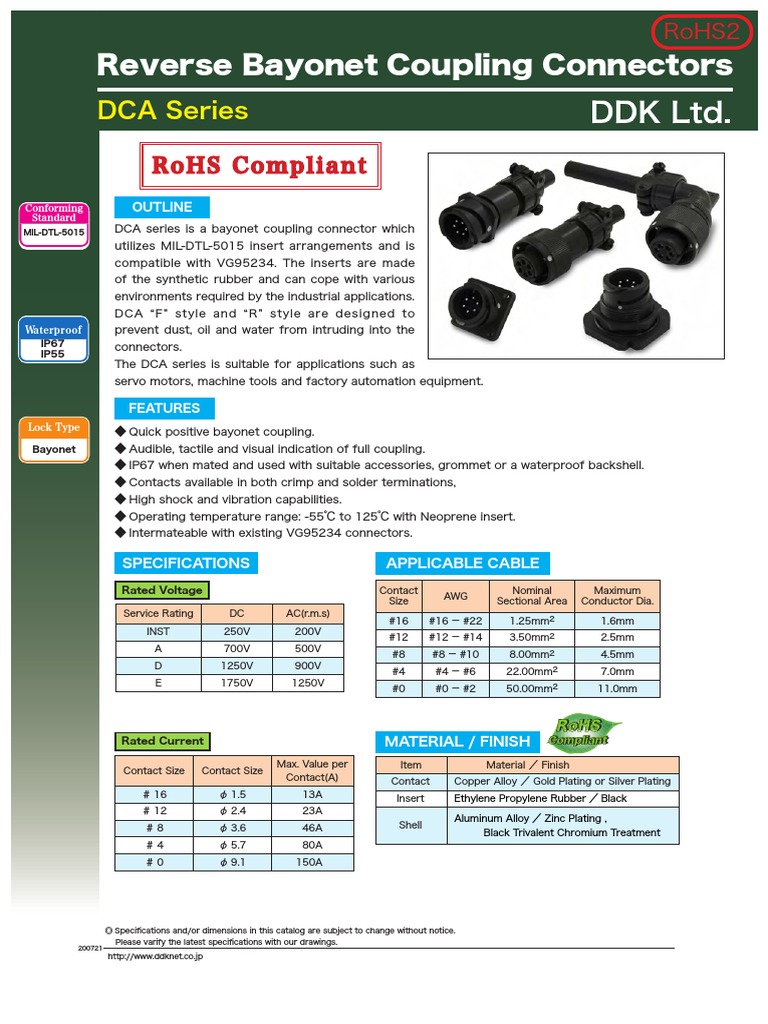 DDK - DCA Series | PDF