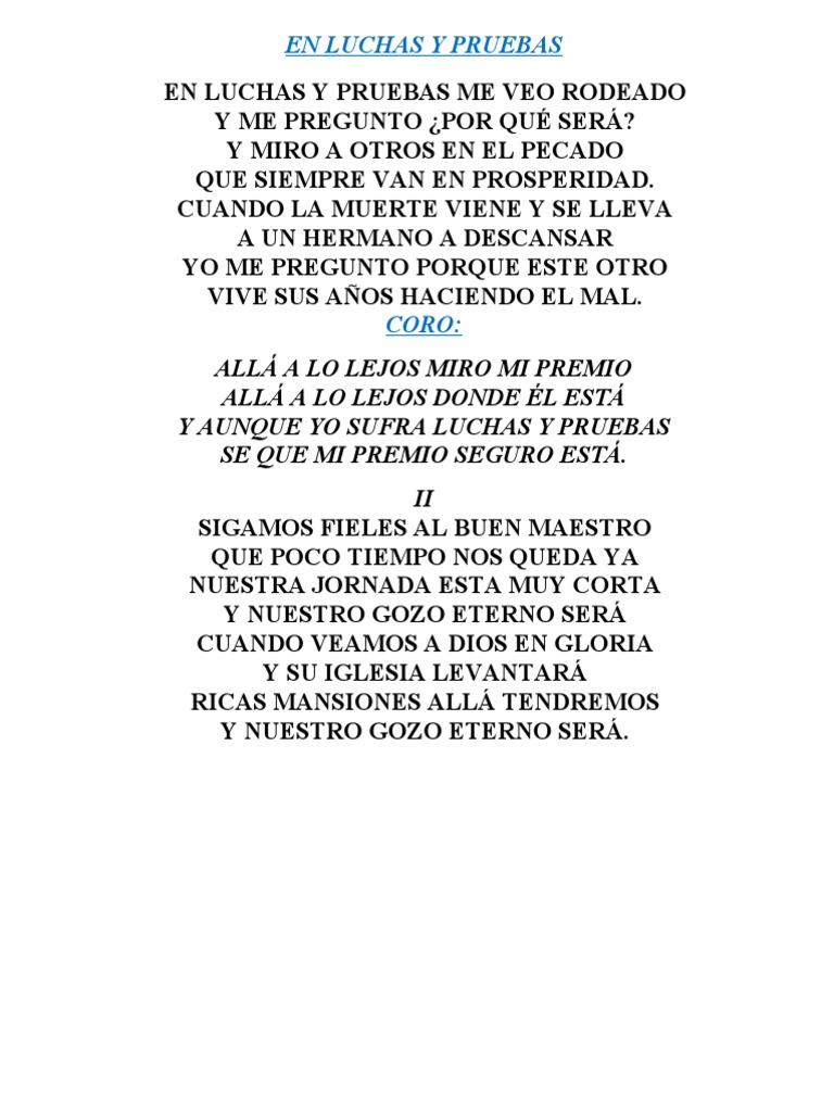 Allá A Lo Lejos Miro Mi Premio | PDF