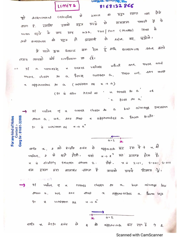 Limits Continuity Differentiability Latest Uodated Pdf