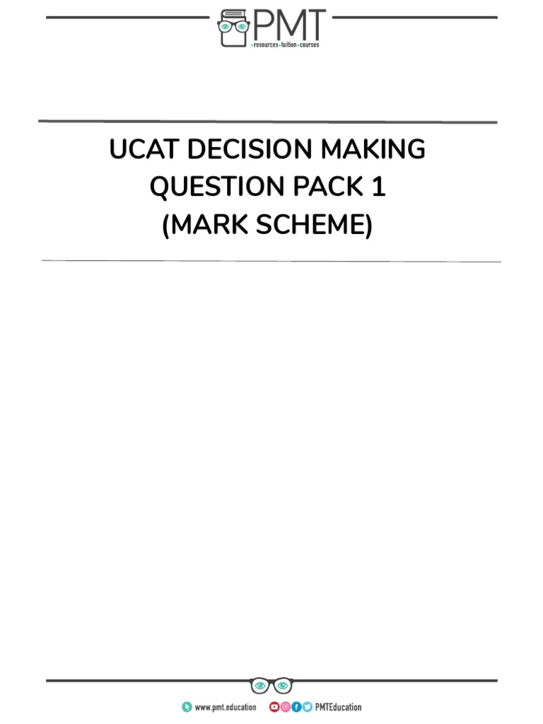 Mark Scheme 1 | PDF